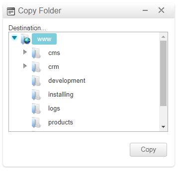 Copying a Folder | MoST V4 Help